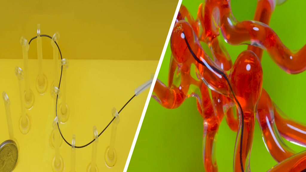 Magnetically Controlled Robotic Thread Can Actively Glide Through the ...